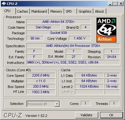 Overclocking - AMD Athlon 64 3700+ | Overclockers Forums
