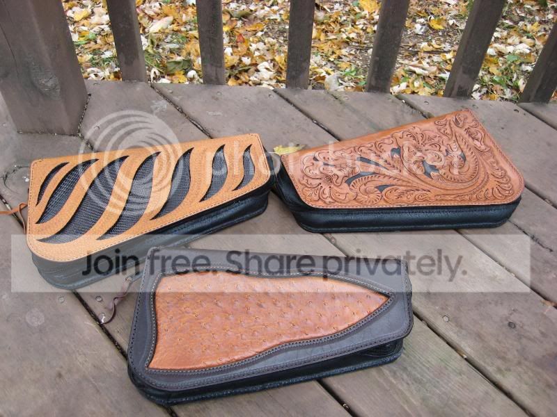 Upscale beautiful Leather Pistol Cases | BladeForums.com