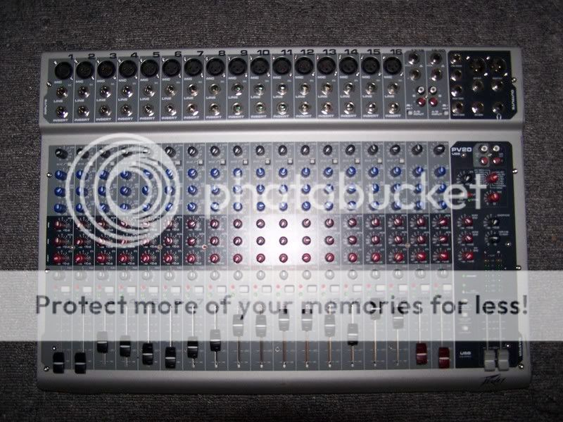 FS: PEAVEY PV20 USB 20-CHANNEL MIXER - Studio Equipment - Harmony Central