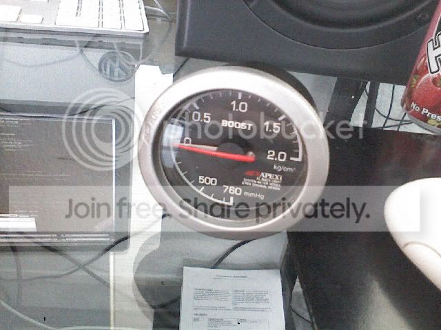 APEXi EL Boost Gauge Mechanical Black (PSI) 60mm Series - Universal ...
