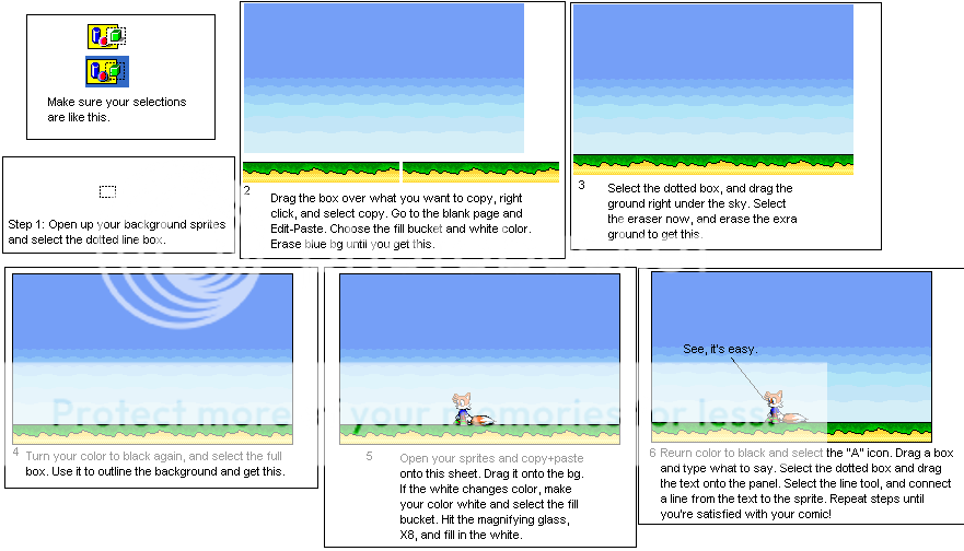 Sprite Comic Tutorial - Creative Corner - Zelda Universe Forums