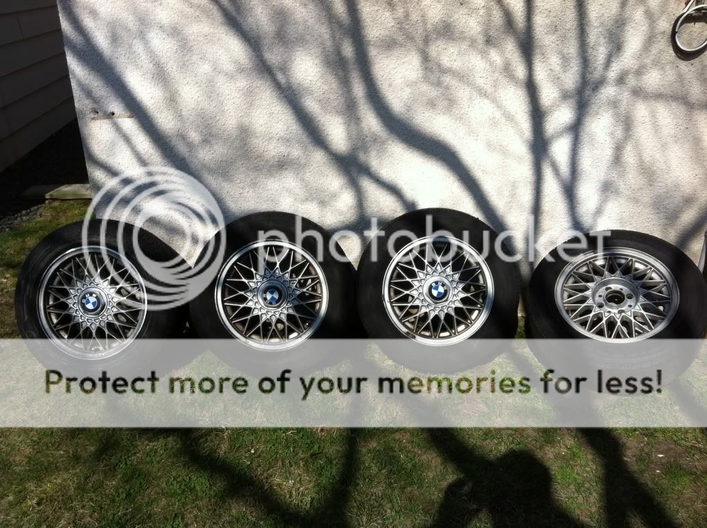 14" 4x100 BMW E30 BBS rims and tires 350 | VW Vortex - Volkswagen Forum